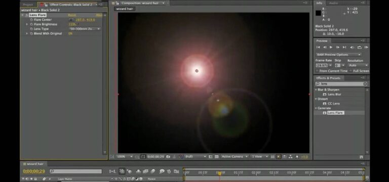 Mastering Visual Effects: A Comprehensive Guide to Creating Lens Flare ...