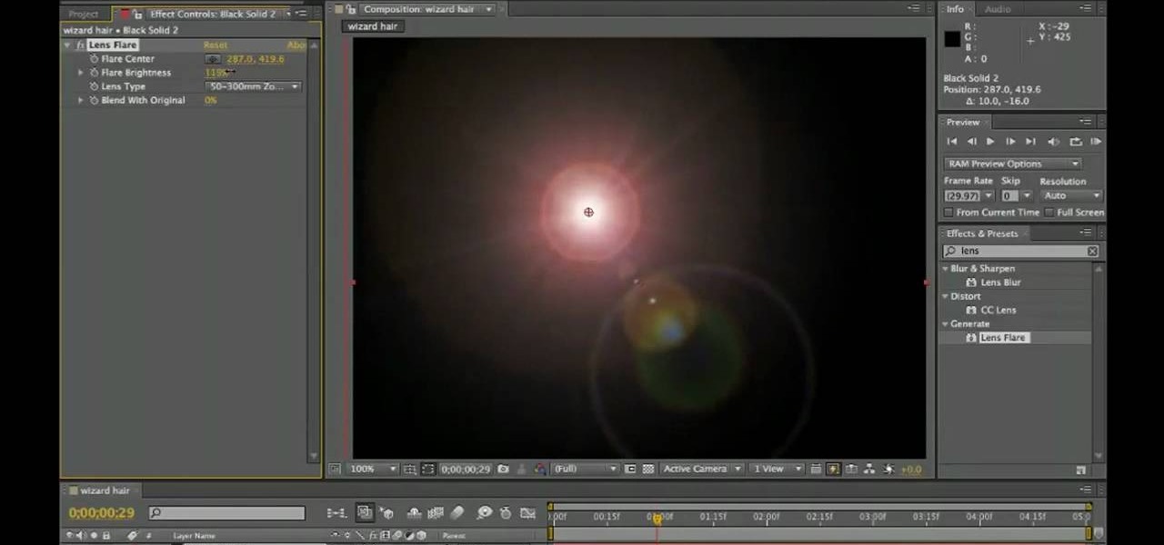 Mastering Visual Effects: A Comprehensive Guide to Creating Lens Flare ...