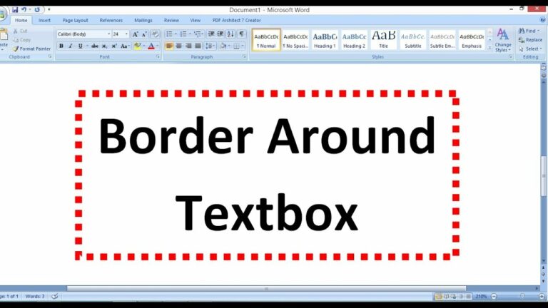 Mastering Borders in MS Word: A Comprehensive Guide to Adding Borders ...