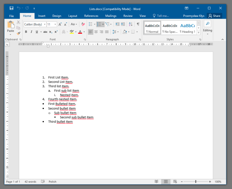 Mastering Nested Lists in MS Word: A Comprehensive Guide to Organizing Your Documents – UniTechno